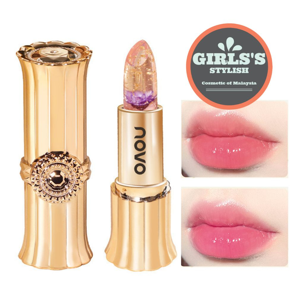 Novo Fresh Flower Jelly Lip Balm (Non-sticky, Long-lasting Color ...