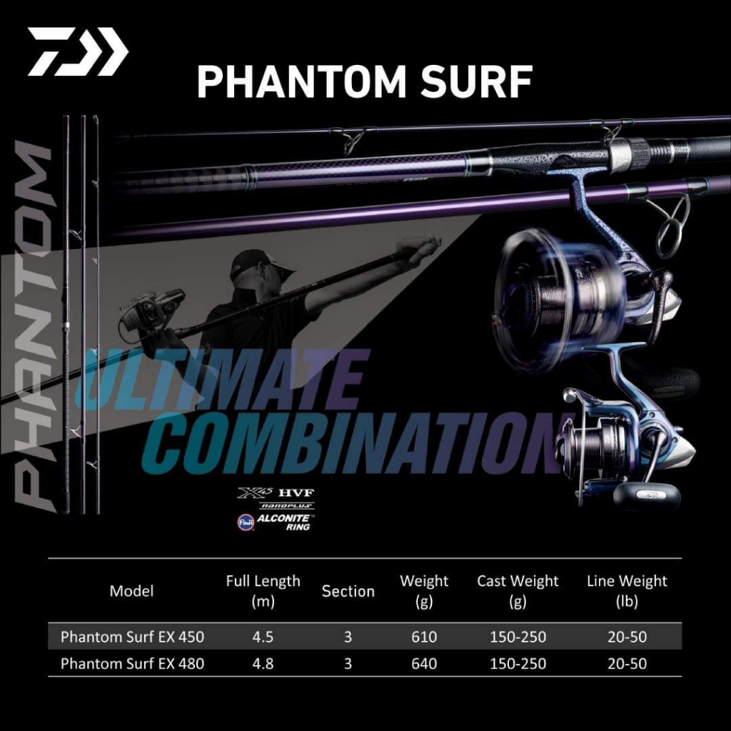 Daiwa Phantom Surf Rod SERIES | Shopee Malaysia
