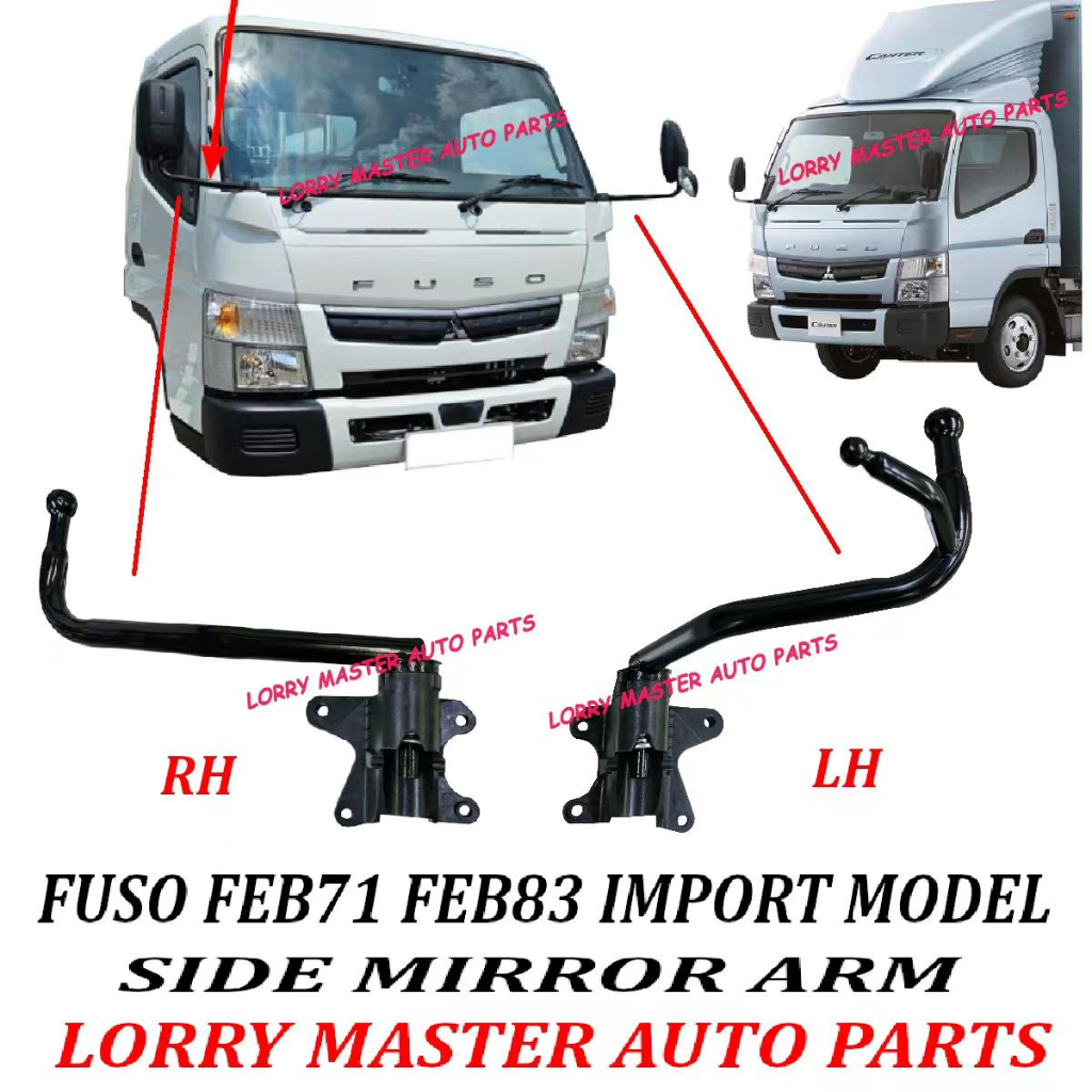 J01S06 SIDE MIRROR ARM FUSO FEB71 FEB83 IMPORT MODEL LORRY TRUCK ...