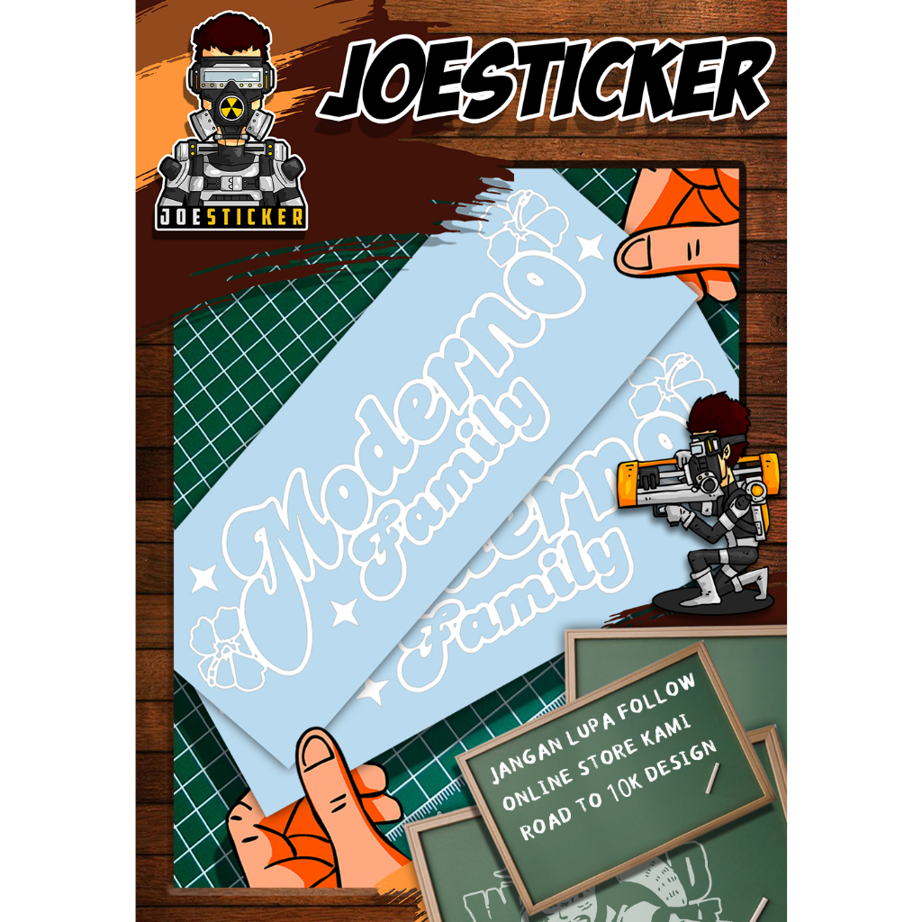 sticker moderno family | Shopee Malaysia