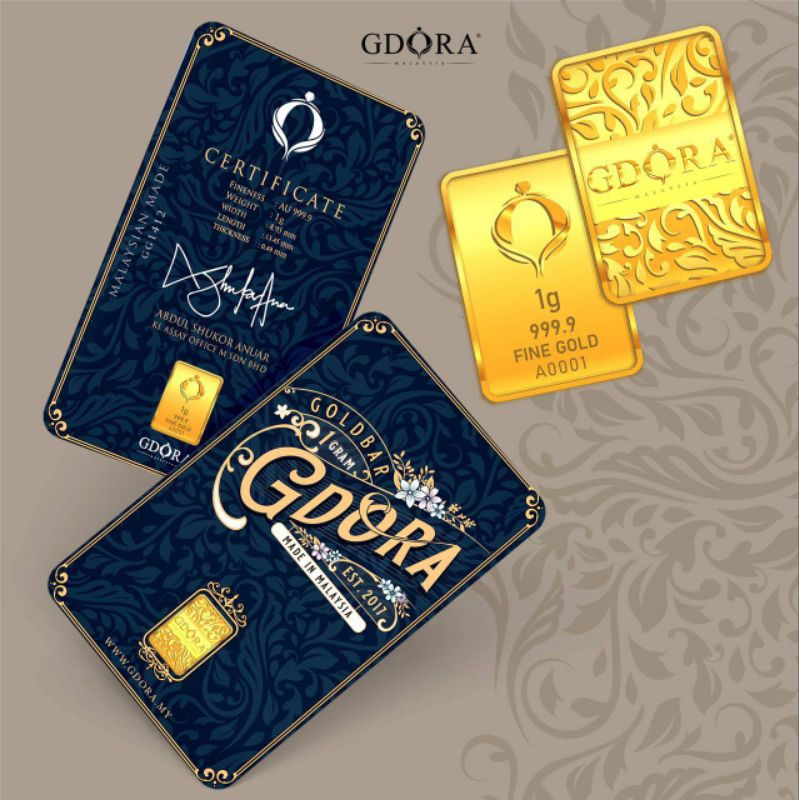 Gdora gold bar 1 gram | Shopee Malaysia