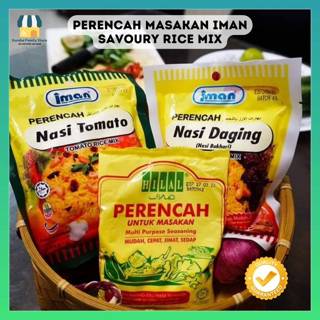 IMAN PERENCAH Masakan Serbuk Cukup Rasa Ready To Cook Savoury Rice ...