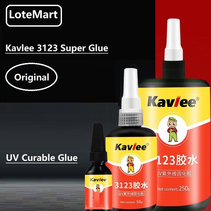 [ReadyStock] Kavlee 3123 Super Glue - UV Curable Glue | Shopee Malaysia