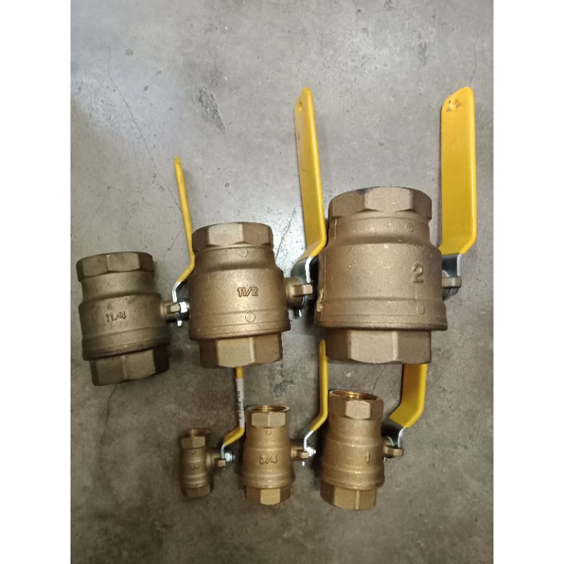 kitz Brass Ball Valve Full Bore Threaded End Made In Japan 铜球阀 | Shopee ...