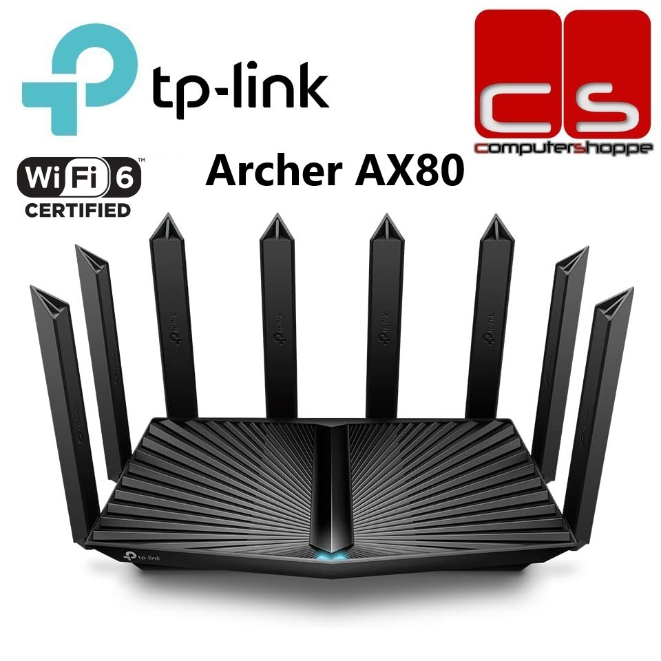 TP-Link Archer AX80 AX6000 Dual-Band 8-Stream Wi-Fi 6 Router | Shopee ...