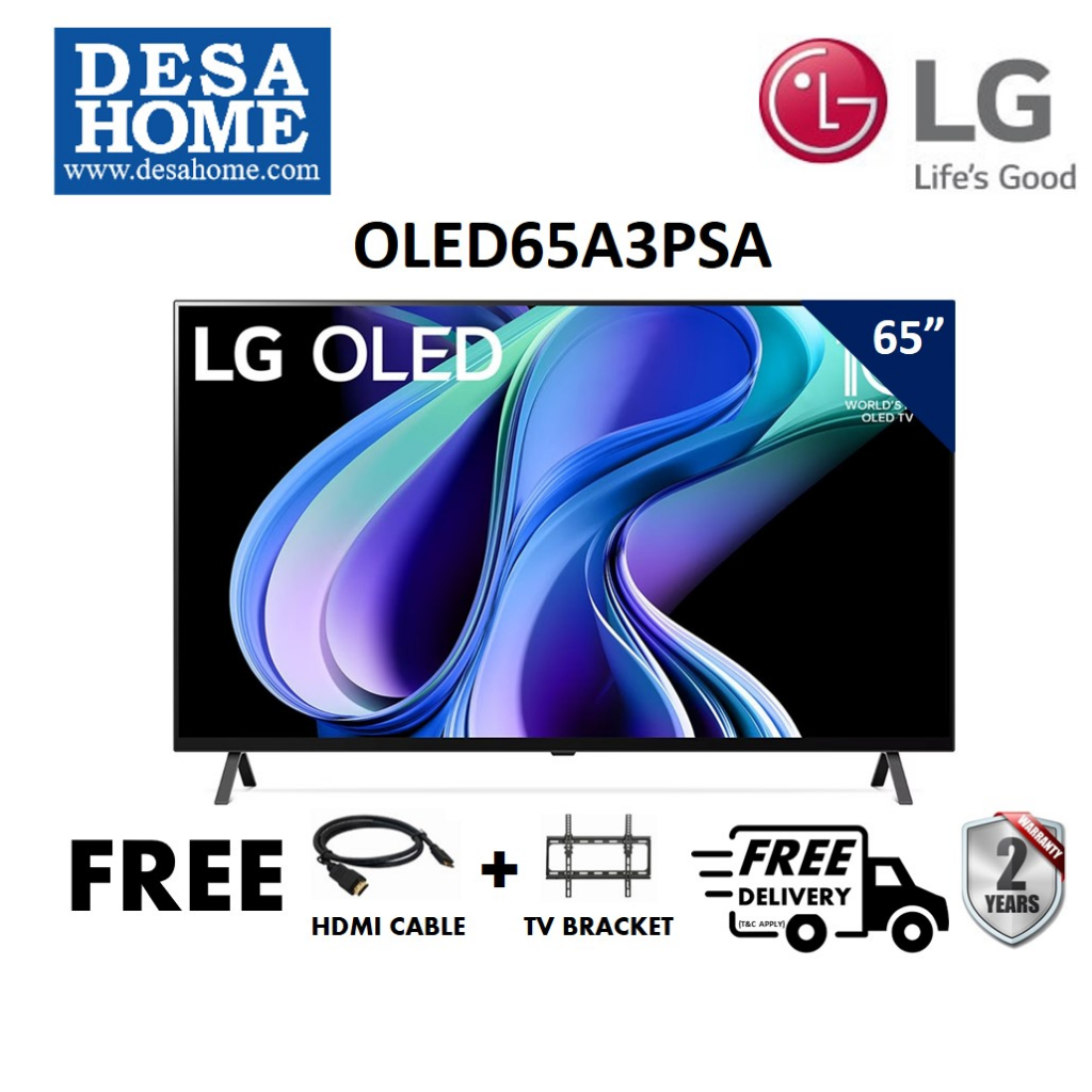 [Free Delivery]LG OLED65A3PSA Replace OLED65A2PSA 65" A3 4K Smart Self-Fit OLED TV With AI ThinQ ...