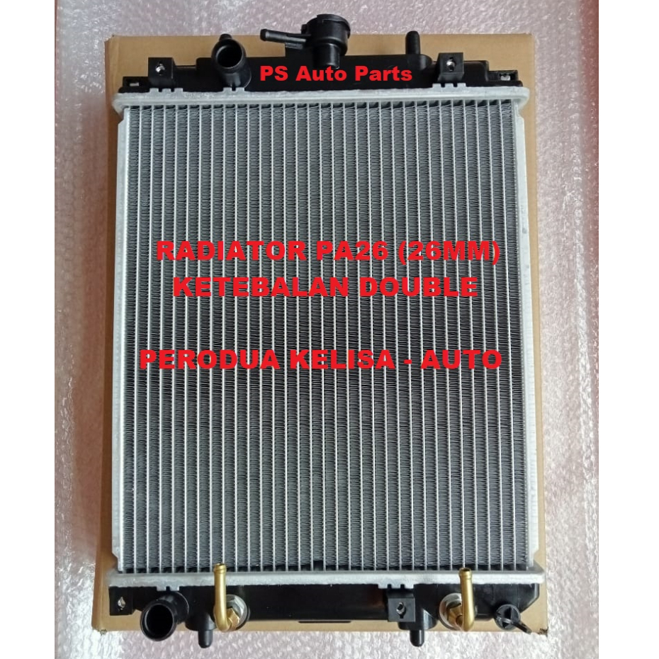 Radiator Perodua Kelisa Auto Tangki Air Kereta Ketebalan PA26 (26mm ...