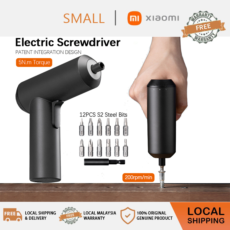 Xiaomi Mi Cordless Screwdriver 3.6V 5NM High Torque Battery Electric S2 ...