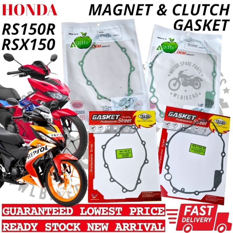HONDA RS RS150 RS150R RSX CLUTCH & MAGNET GASKET ENGINE -HOT ITEM ...