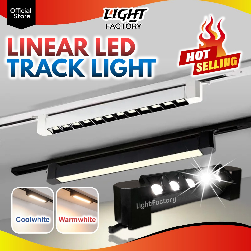 🔥NEW🔥Linear Led Track Light 10W 20W 30W Spotlight LED 1 Meter Track ...