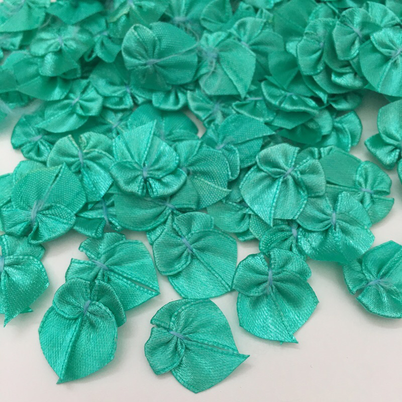 0035_50pcs (2*2cm) 1cm Mini Satin Ribbons Bow for Doorgift Sew,Glue ...