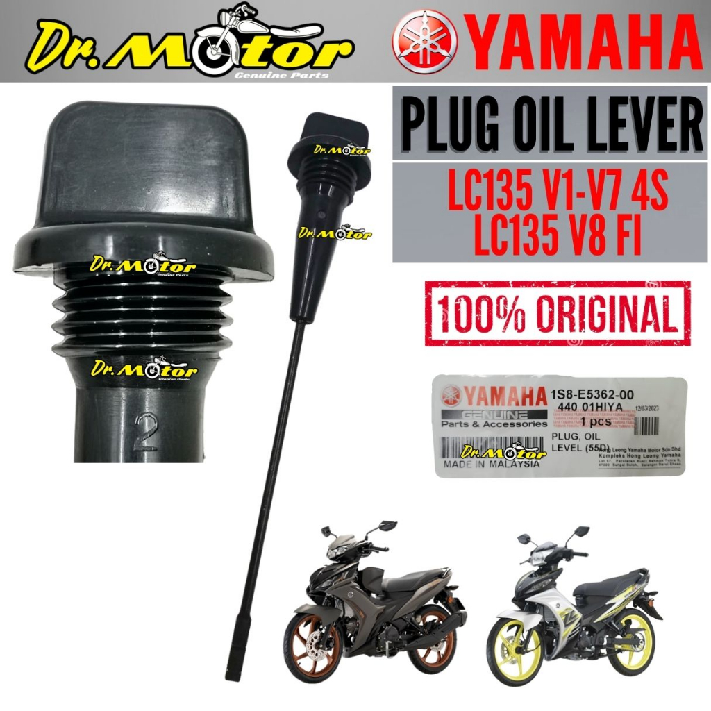 LC135 V1-V8 4S LC 135 V8 FI Oil Gauge Level Engine Pembaris Minyak ...