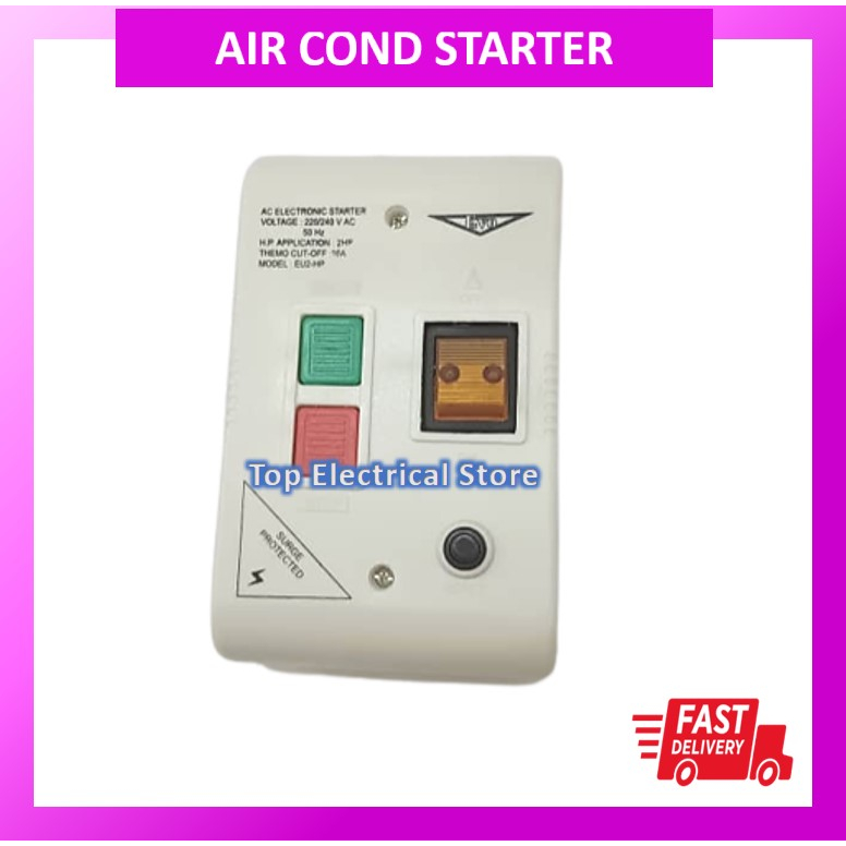 EVO AC AIR COND STARTER ELECTRONIC STARTER 16AMP 2HP EU2-HP | Shopee ...