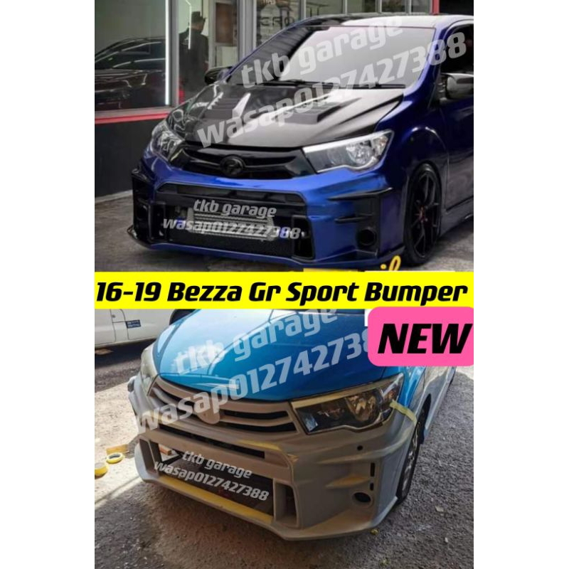 2016-2019 bezza gr sport front bumper | Shopee Malaysia