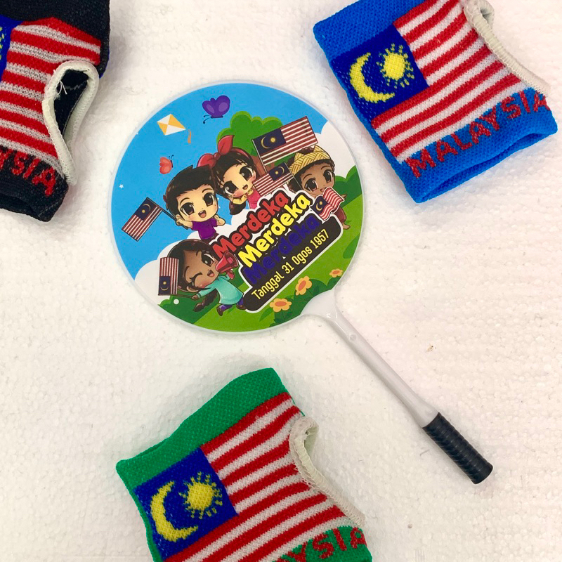 1pc Bendera Malaysia mederka fan pen wrist band hand band malaysia ...