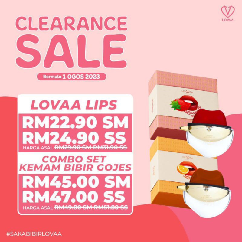 PROMO LOVAA COSMETICS lips kemam kemam lipstick lipmatte sakabibirlovaa ...