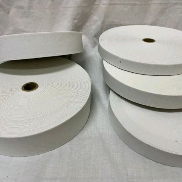 (Roll) Getah Pinggang Tebal white/Getah Keras /Elastic Band for Pants ...