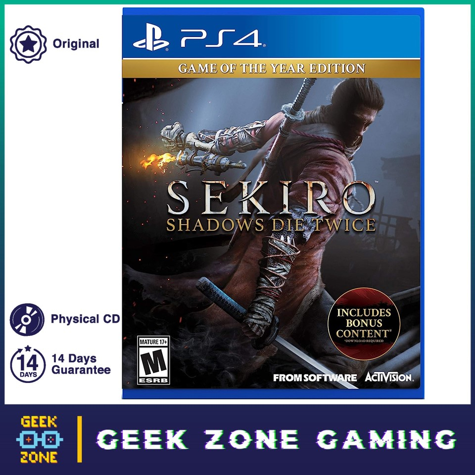 PS4 Sekiro Shadows Die Twice Game of the Year Edition (English) | Shopee Malaysia