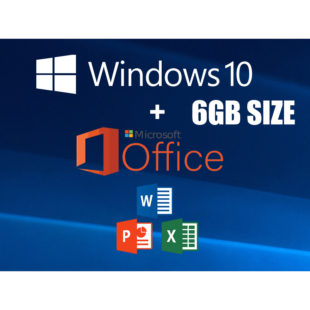 Windows 10 Pro Image - Office Pre-installed - Compact Size | Shopee ...