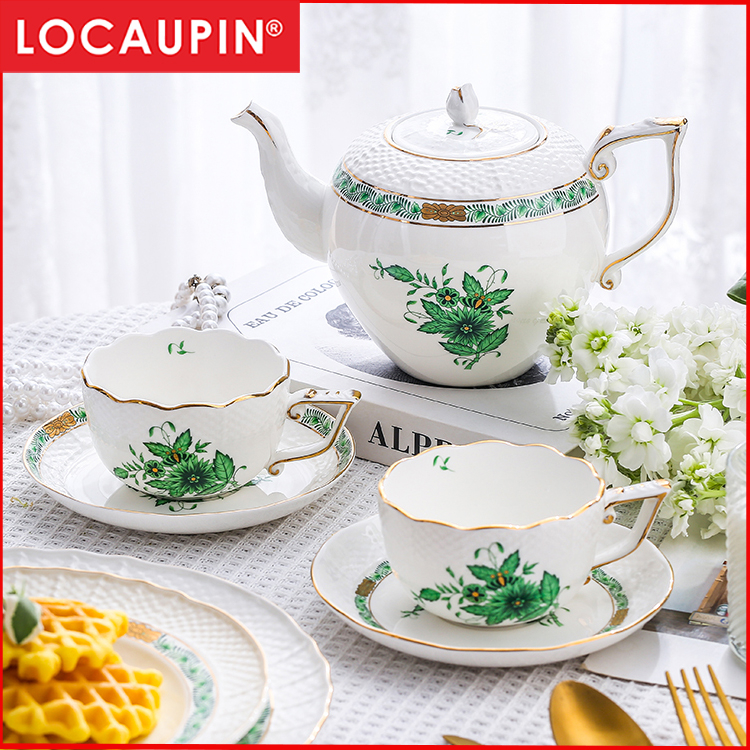 Locaupin Ceramic TeaPots,Coffee Pots,European Ceramic Vintage Coffee ...