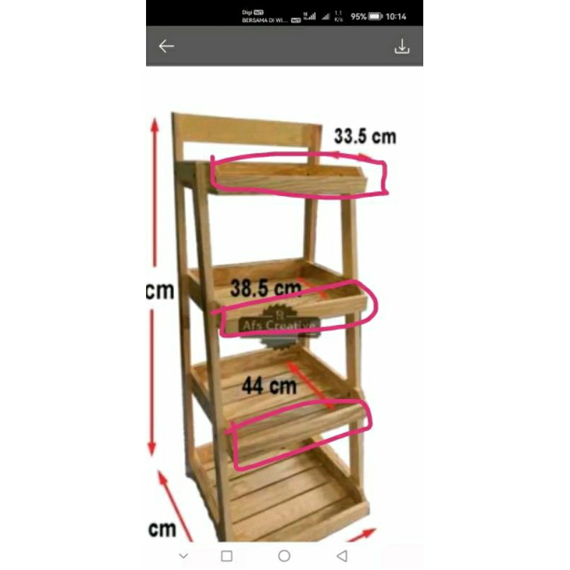 Customise Pine wood Rack | Shopee Malaysia