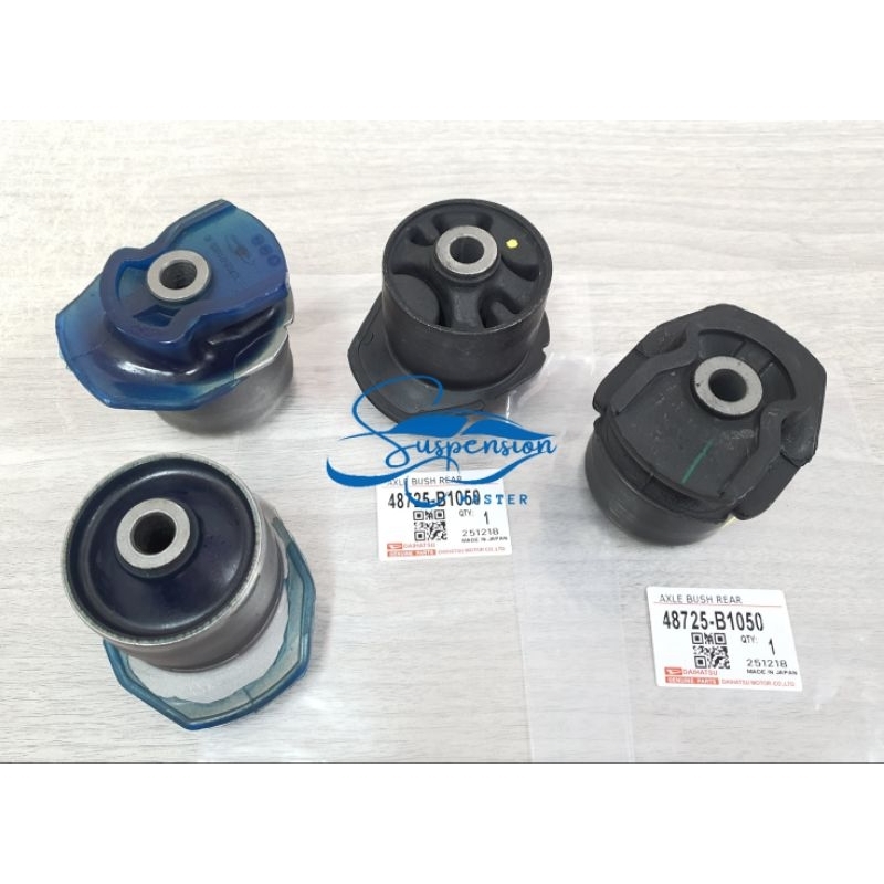2 IN 1 SET-REAR AXLE BUSH(RUBBER/SILICONE)- 48725-B1050-PERODUA MYVI ...