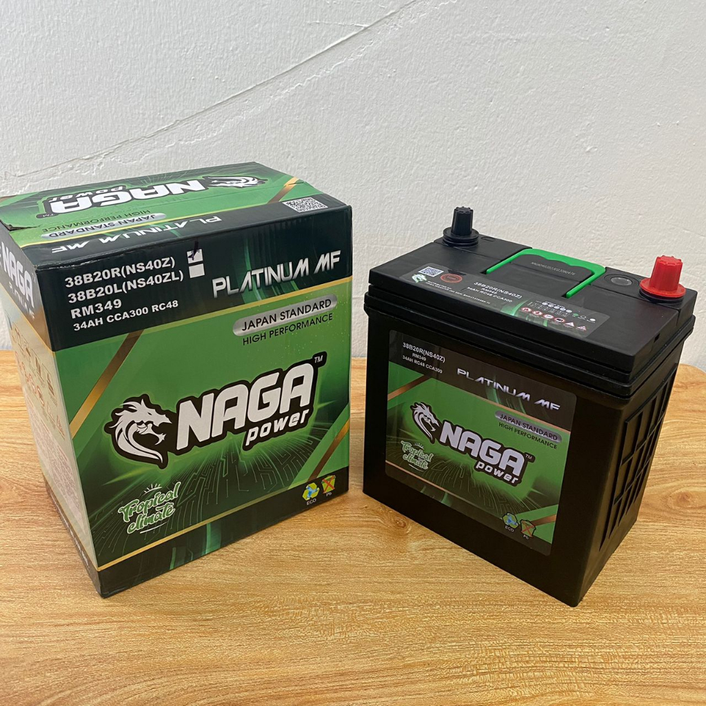 Naga Battery NS40Z (Platinum) | Shopee Malaysia