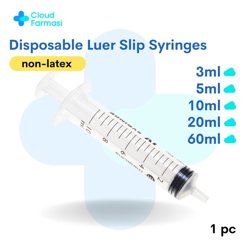 Disposable Syringe Luer Slip with Needle 5ml/5cc [[1pcs]] | Shopee Malaysia