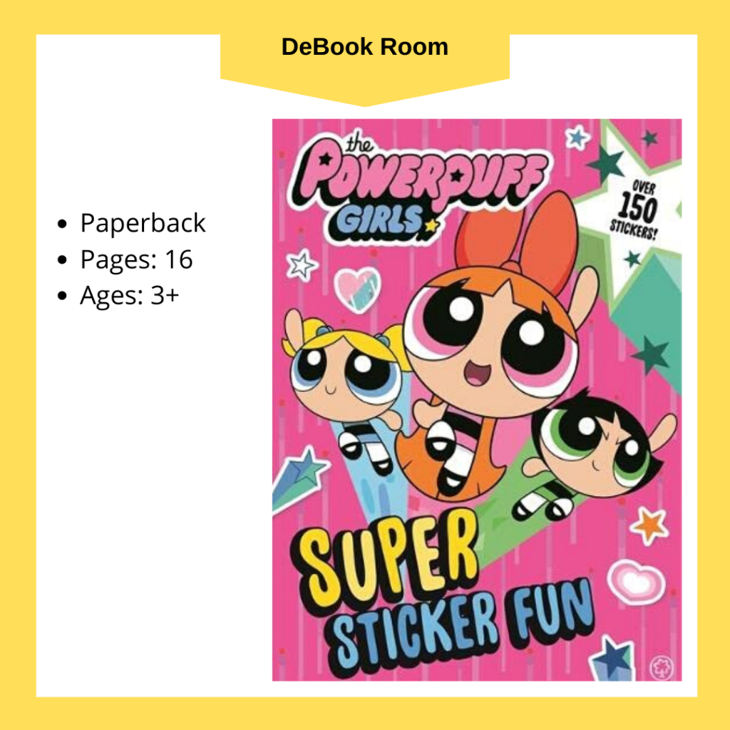 Kids Sticker Activity Book : The Powerpuff Girls Super Sticker Fun ...