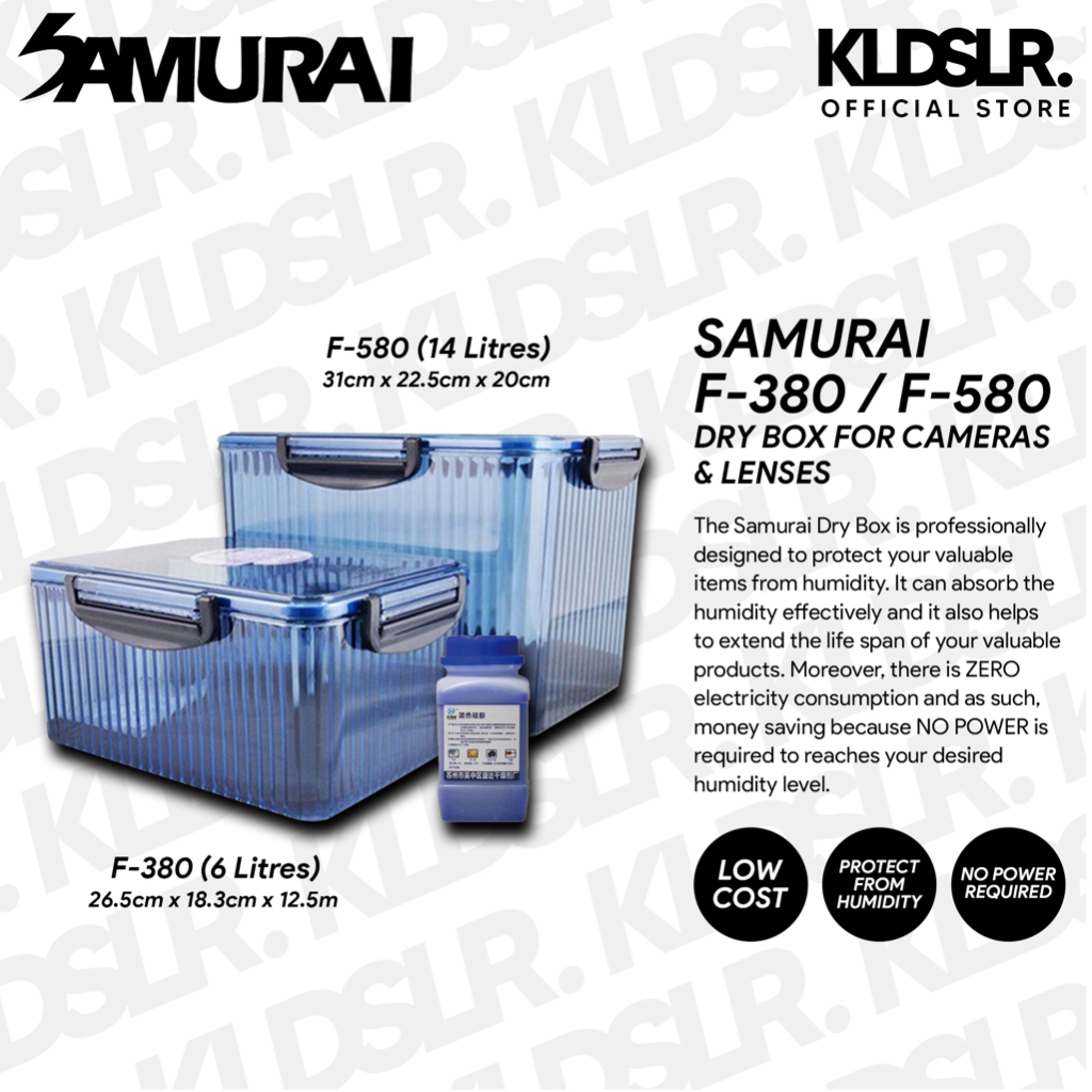 Samurai F-380 (6L) / F-580 (14L) Dry Box No Electric Needed Samurai ...