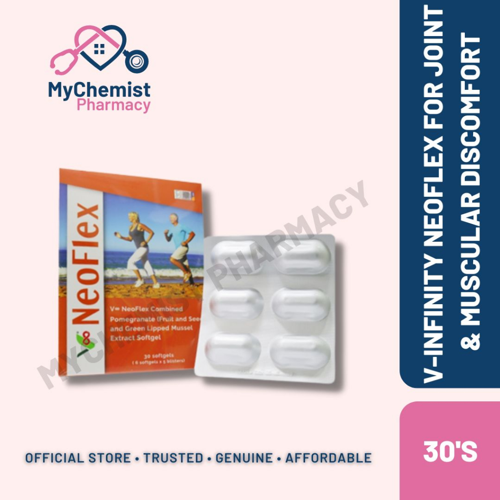 V-Infinity Neoflex Softgel 30's - Joint & Muscular Discomfort, Reduce ...