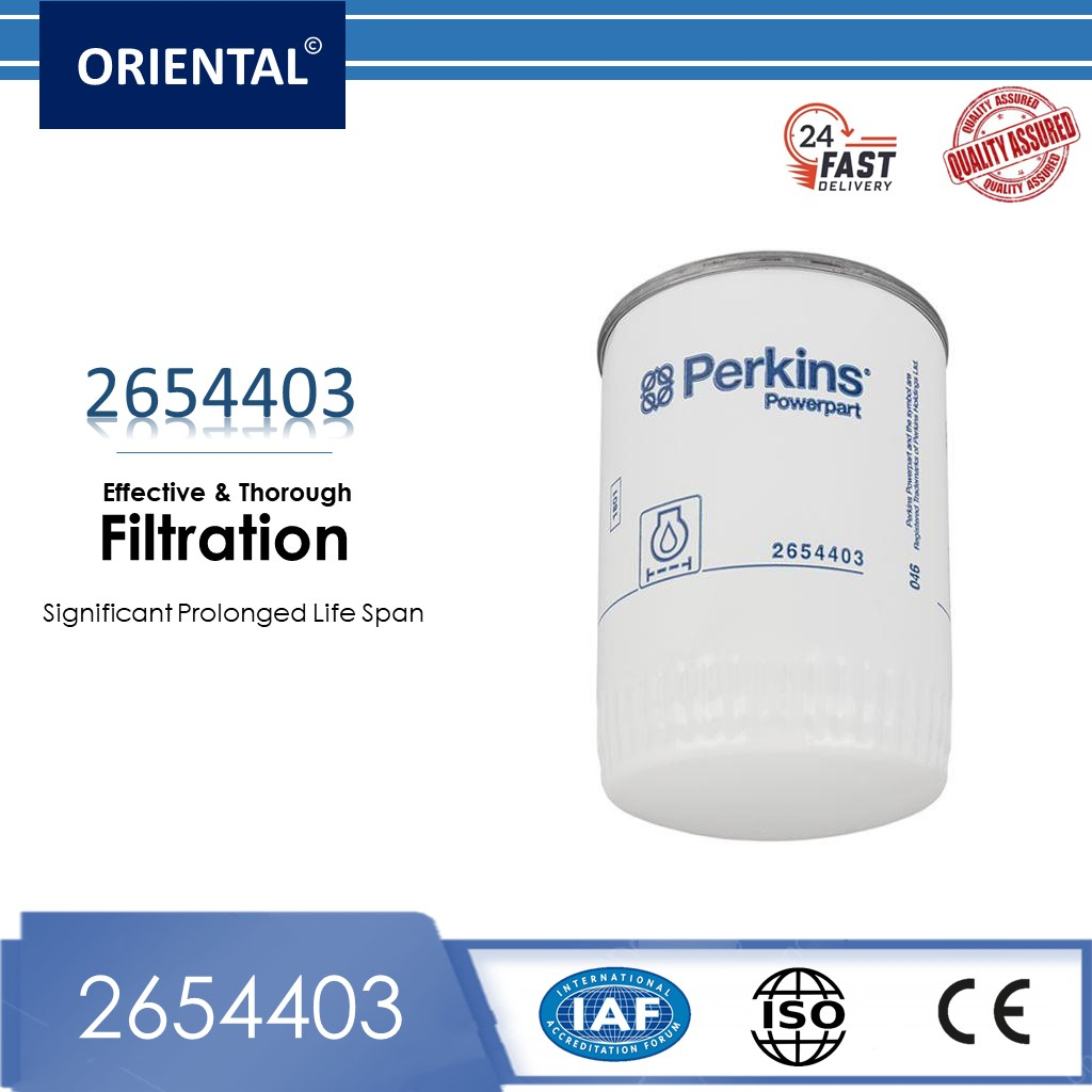 Perkins 2654403 Oil Filter | LF701 | OF1623 F5000 | Fits Tractor MF185 ...