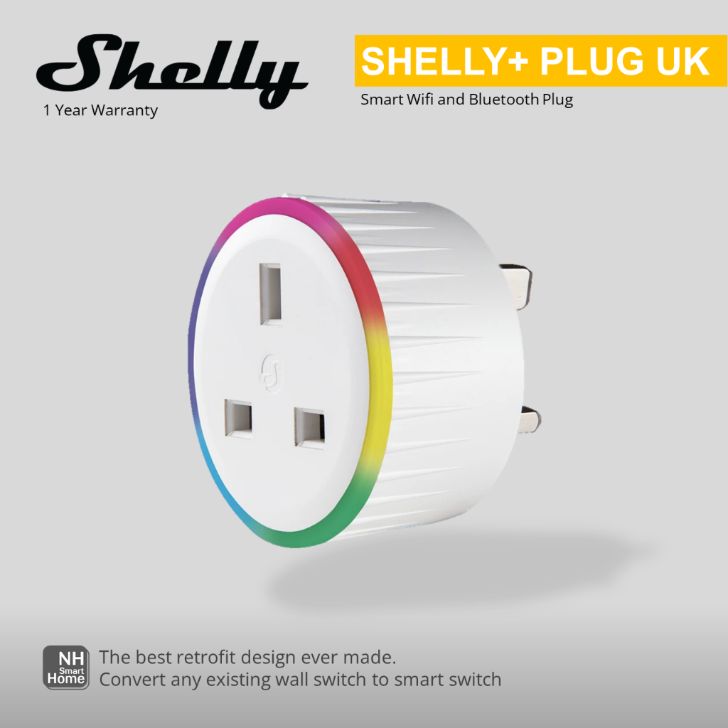 ShellyPlus Plug UK (Smart Wifi and Bluetooth Plug iOS Android ...