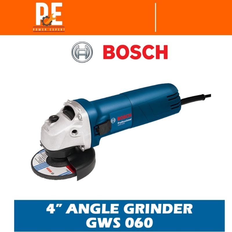 BOSCH GWS700 4'' ANGLE GRINDER MESIN PENCANAI POTONG BESI 710W | Shopee ...