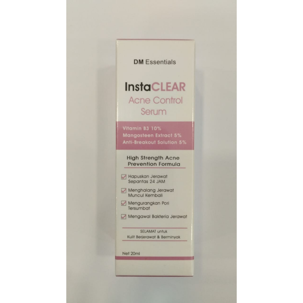 DM ESSENTIALS InstaCLEAR (Acne Spot Gel / Acne Control Serum / Deep ...