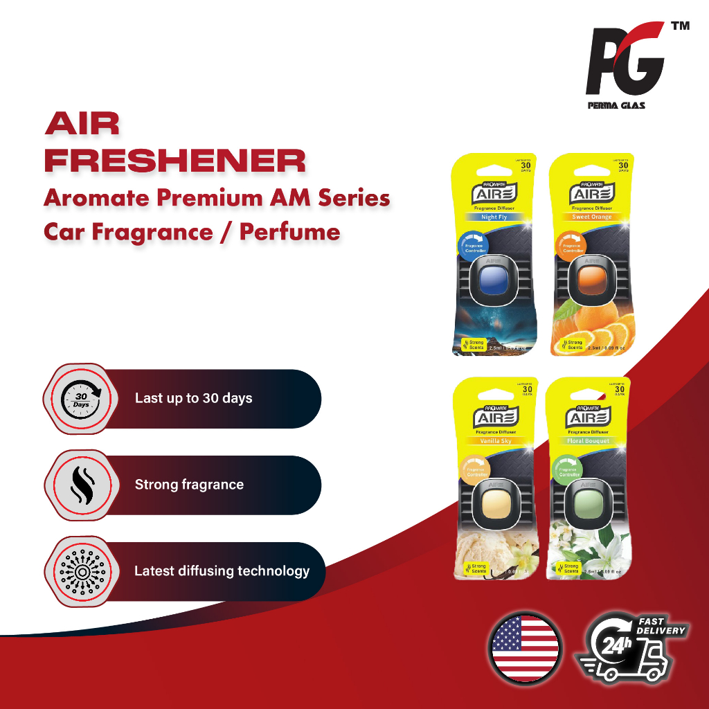 Air Freshener - Aromate Premium AM Series Car Fragrance Car Perfume ...
