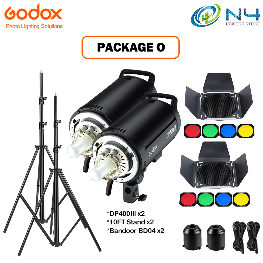 Godox DP400 III 400W 400Ws GN65 Professional Studio Strobe with Built ...