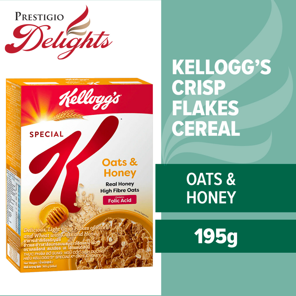 Kellogg's Special K Oats & Honey Crisp Flakes Cereal 195g | Shopee Malaysia