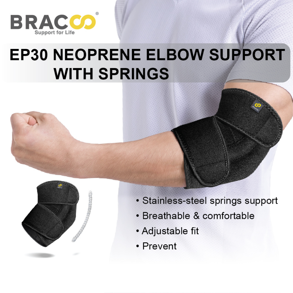 [Ready Stock] BRACOO EP30 Neoprene Elbow Support/Dual Stabilizers ...