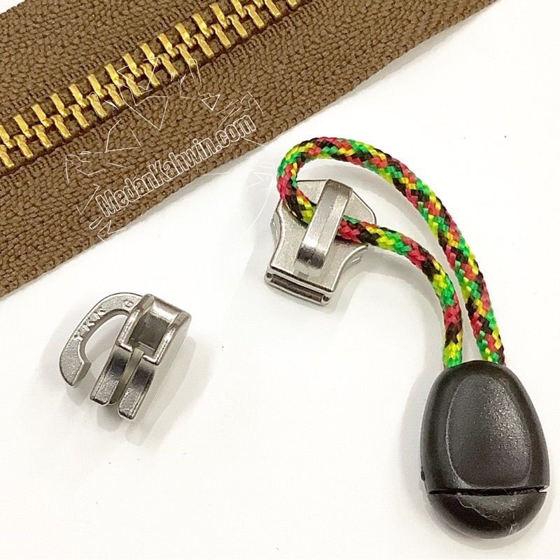 #BJ2020 Kepala Zip YKK utk Zip Besi YKK dan Aksesori YKK Metal Zipper ...