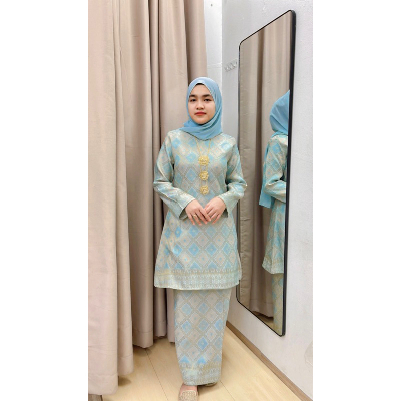 Naraa Riau Songket | Songket Nikah | Baju Tunang | Shopee Malaysia