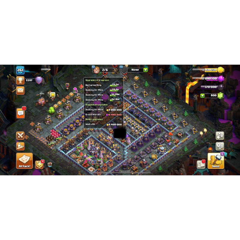 COC SULTAN ACCOUNT ALMOST MAX | Shopee Malaysia
