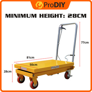 500kg Heavy Duty Trolley Hydraulic Trolley Troli Barang Tool Trolley ...