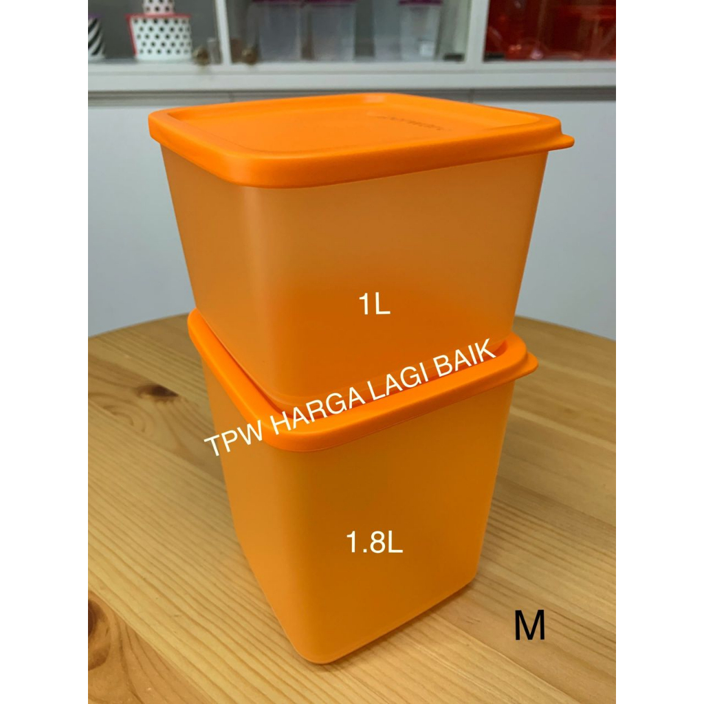 Tupperware Tropical Fiesta 1L n 1.8L (2pcs/set) / Air Tight, Kedap ...