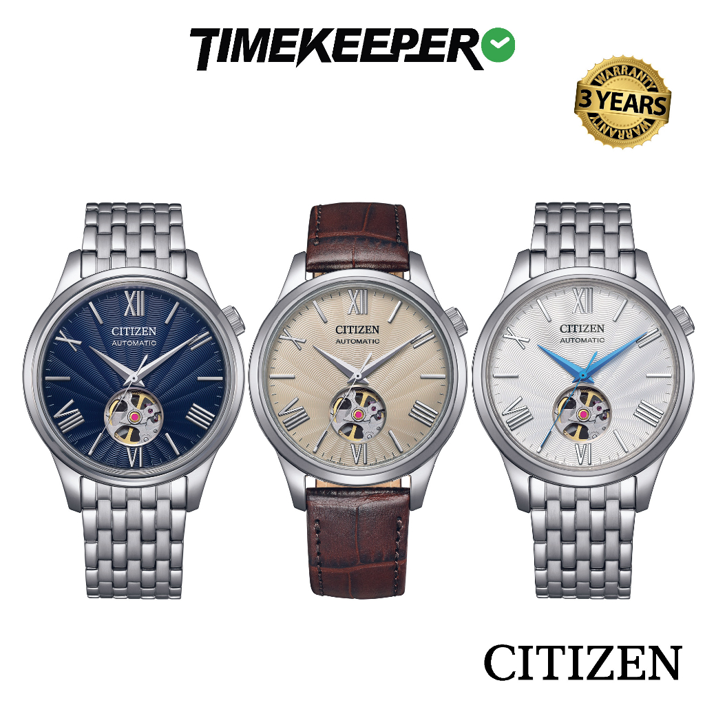 Citizen Mechanical Open Heart Series Watch NH9130-84A/ NH9130-84L ...