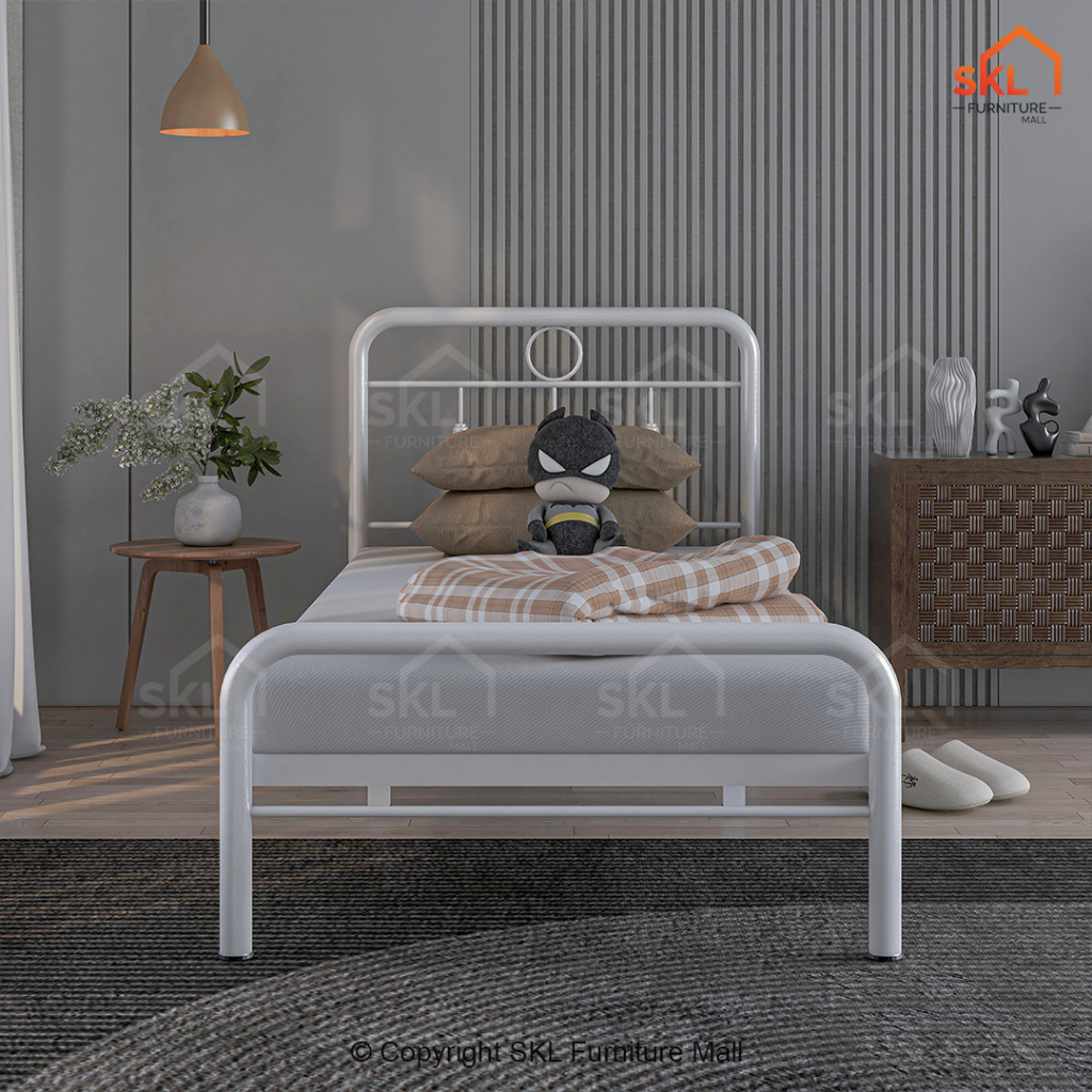 SUPER HEAVY DUTY SINGLE METAL BED FRAME /Katil Besi Single / Solid ...