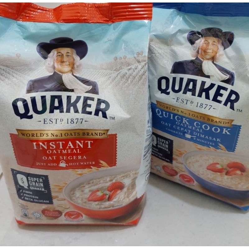 Quaker Oats - Instant Oatmeal 1.35Kg/1.2Kg | Shopee Malaysia