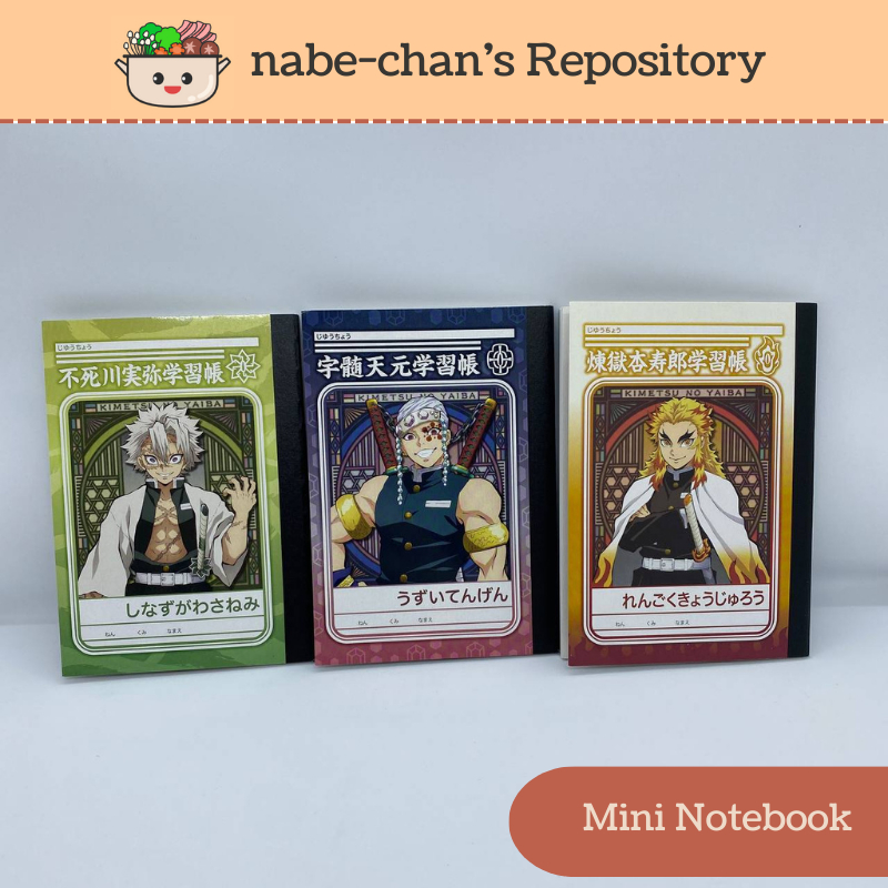 Mini Notebook - Demon Slayer/Kimetsu no Yaiba | Shopee Malaysia