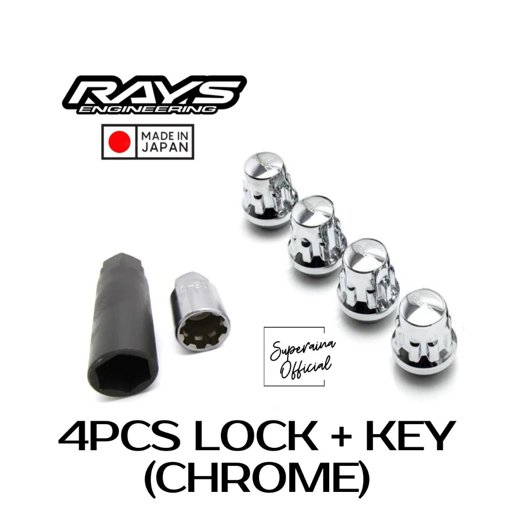 [Original Made In Japan] Rays Wheels Lug Nut Locknut M12x1.5 for Proton ...