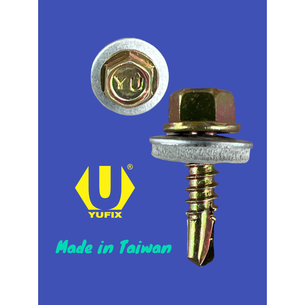 YUFIX Hex Head Self Drilling Screw[with washer] DS-HW(ZY) Skru Atap ...